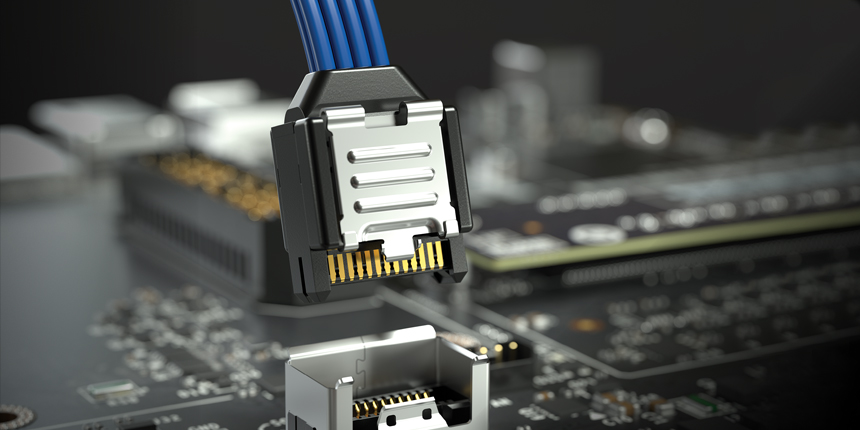 Samtec AcceleRate ® Slim Cable Assemblies Save PCB Space, Support PCIe ® 6.0/CXL ® 3.1